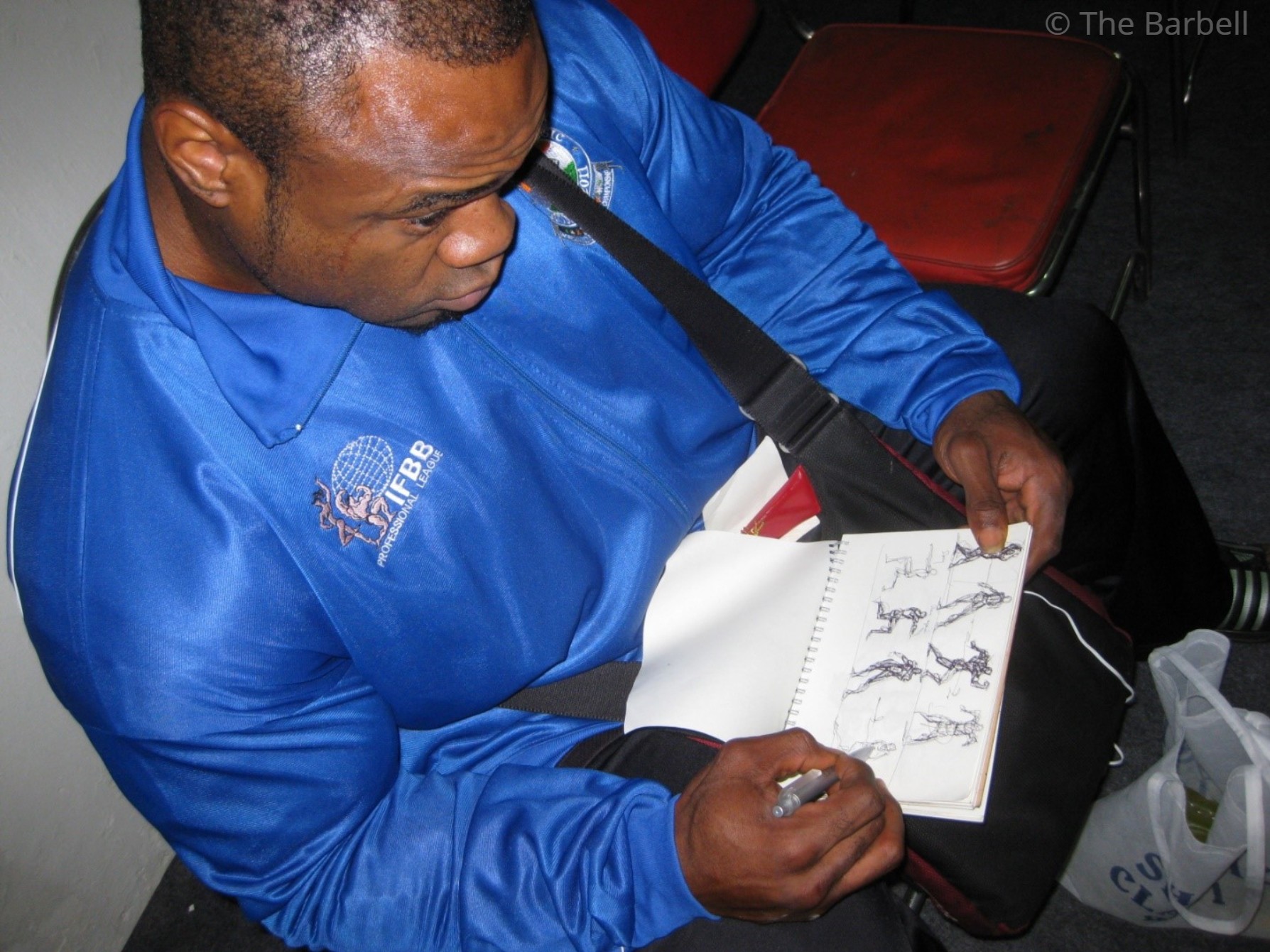 Exclusive: Kai Greene Sketches his Posing Routine - The Barbell